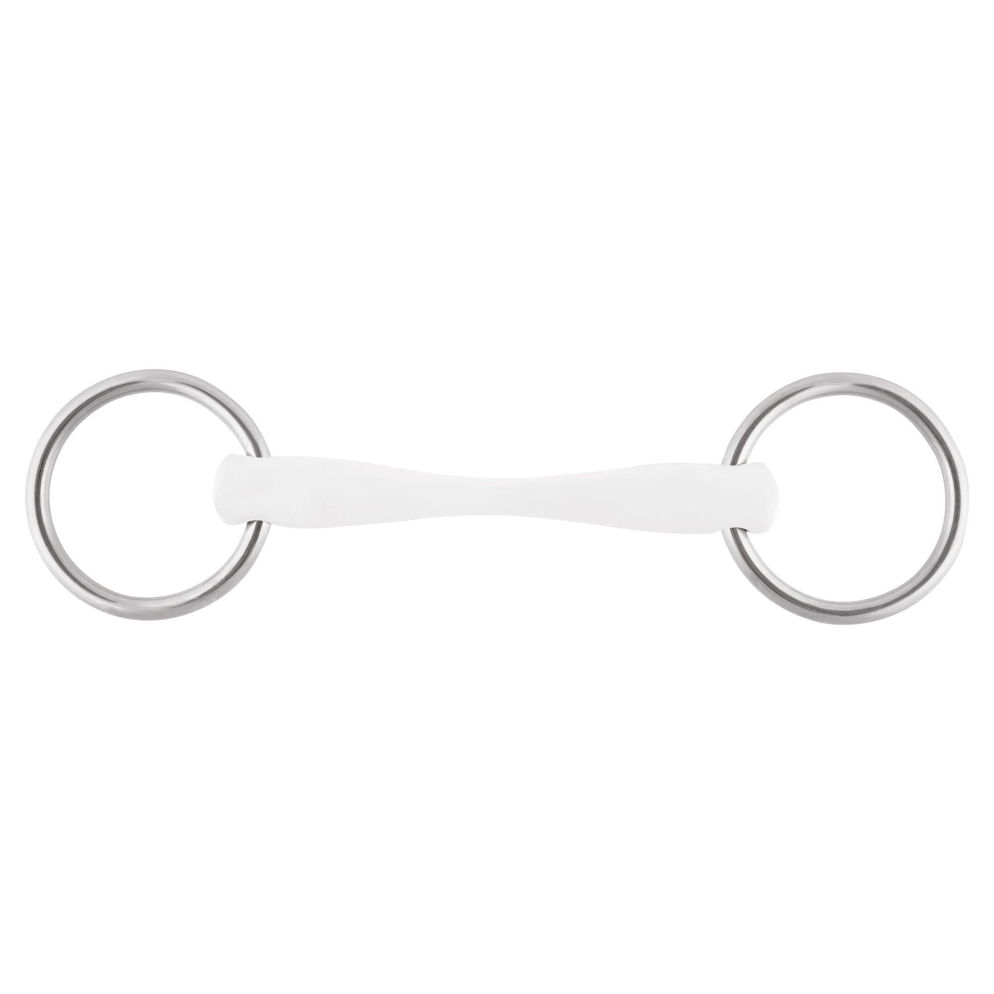 NATHE Pony Standard Loose Ring Snaffle Bit - Flexible Mullen Mouth