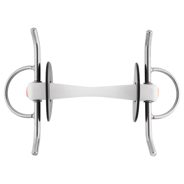 NATHE Full Cheek Snaffle Bit with Flexible Mullen Mouth