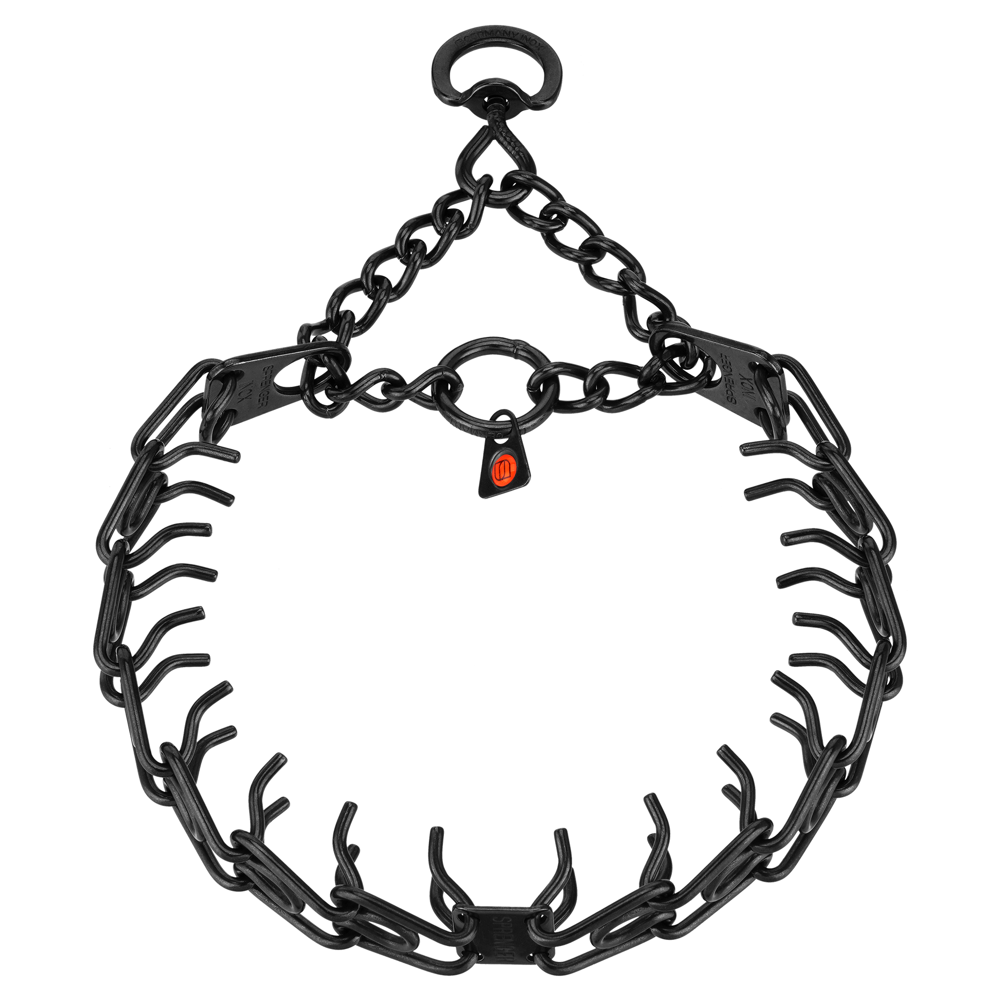 ULTRA-PLUS Training Prong Collar with Center-Plate, Assembly Chain, Sw