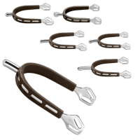 ULTRA fit Brown Grip Spurs - Various Neck Options