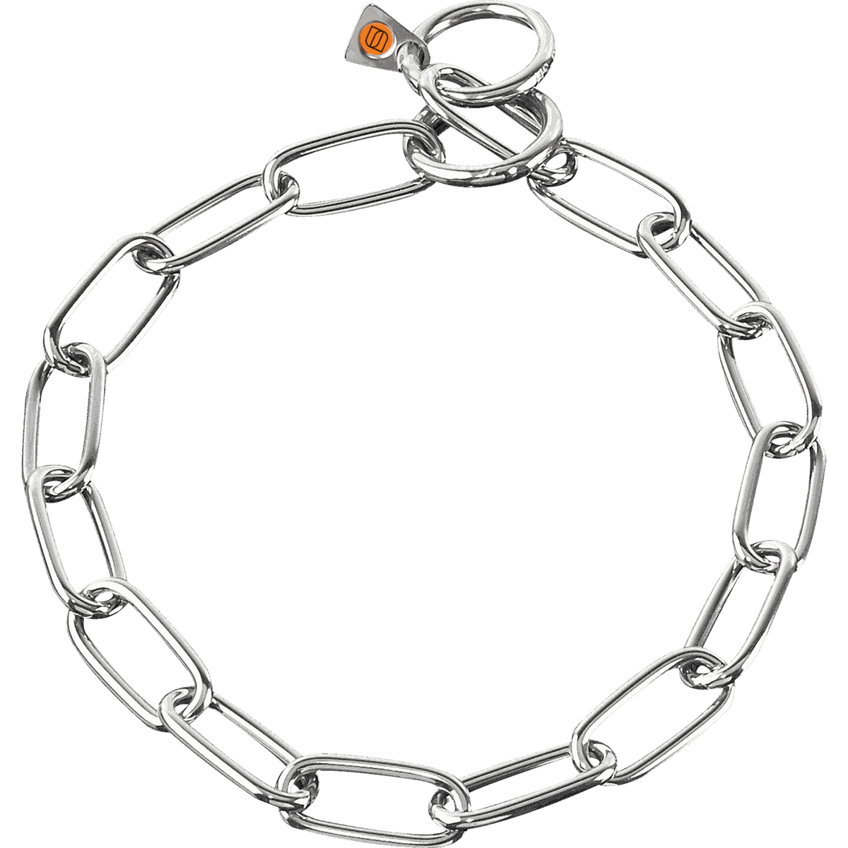 Long Chain Link Collar - 4mm